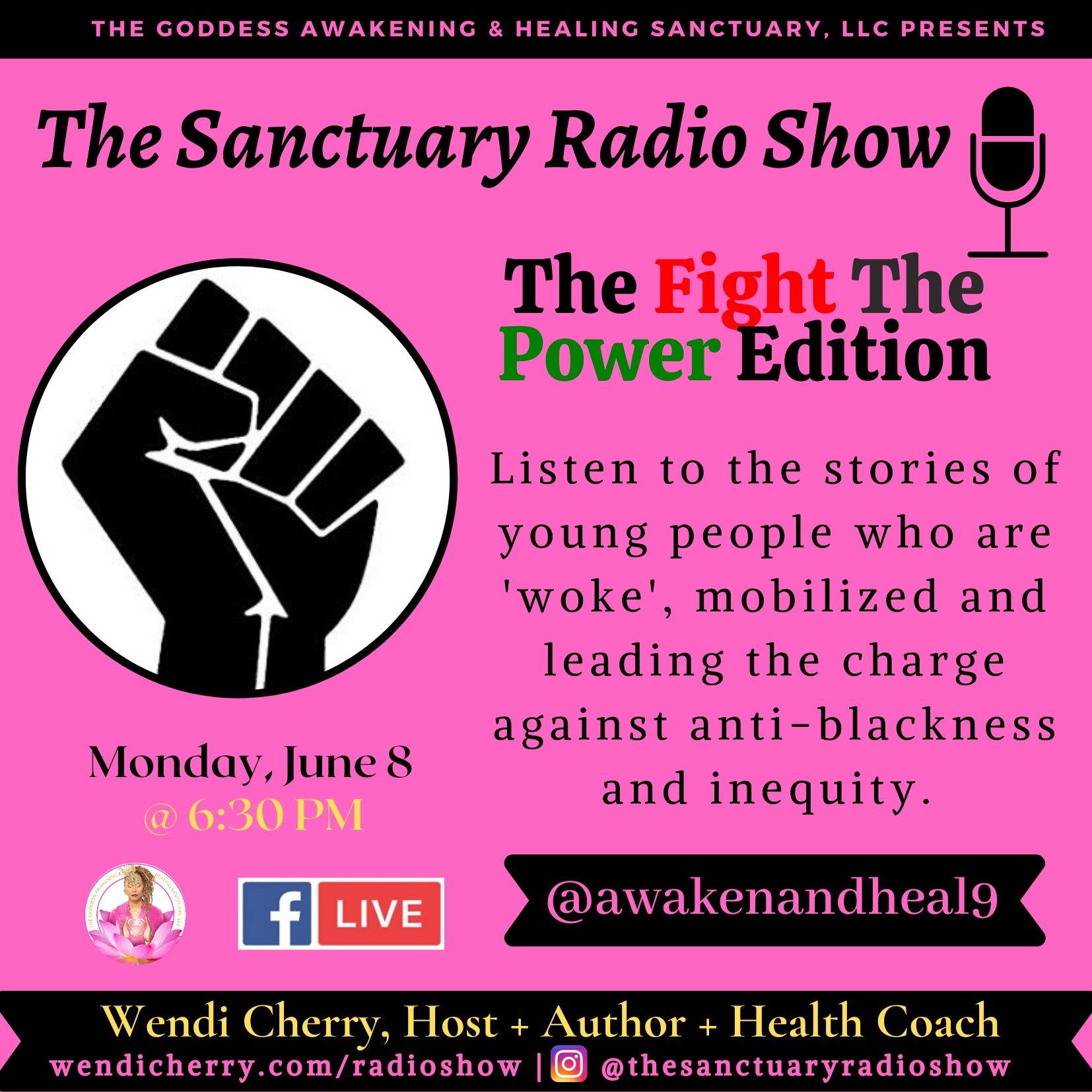 RADIO SHOW – Wendi Cherry – Goddess Awakening & Healing Sanctuary, LLC